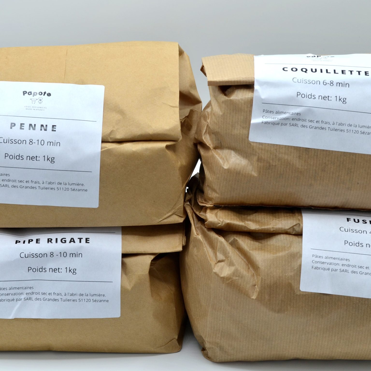 Les Pâtes en Vrac - 100% Made in France - Papote